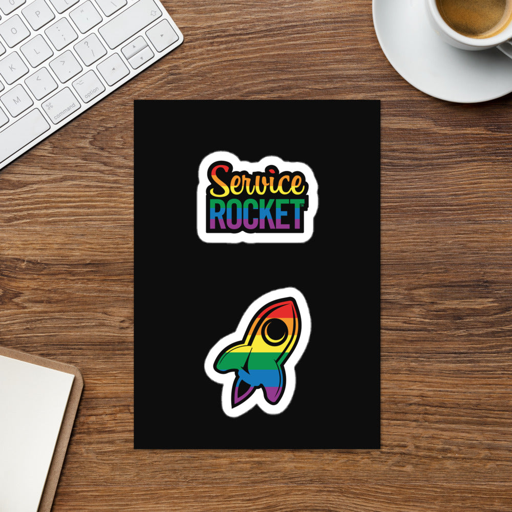 ServiceRocket - Pride Month Sticker Set – rocketeershop